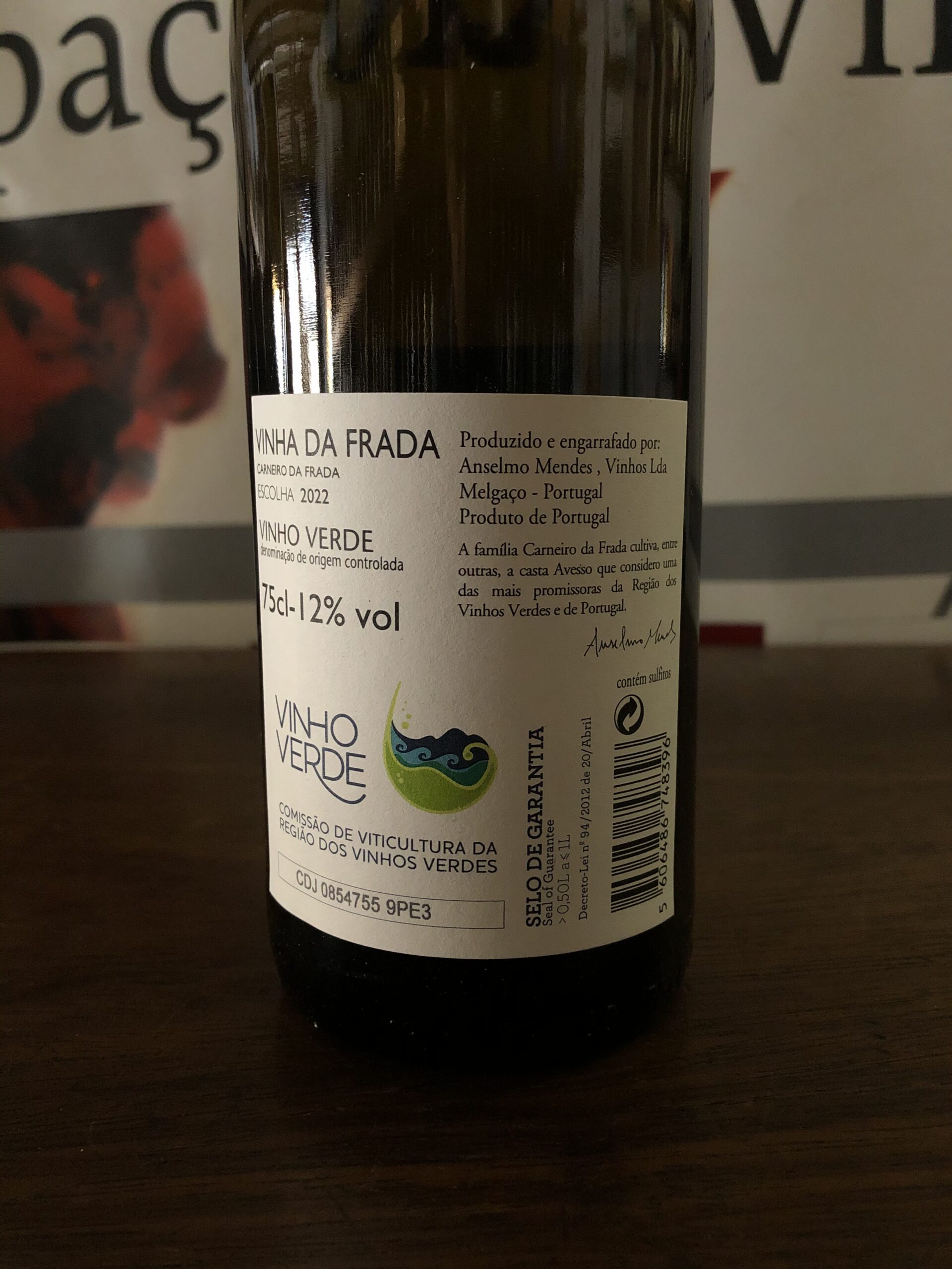 Vinha da Frada Avesso Escolha 2022 – Espaço do Vinho